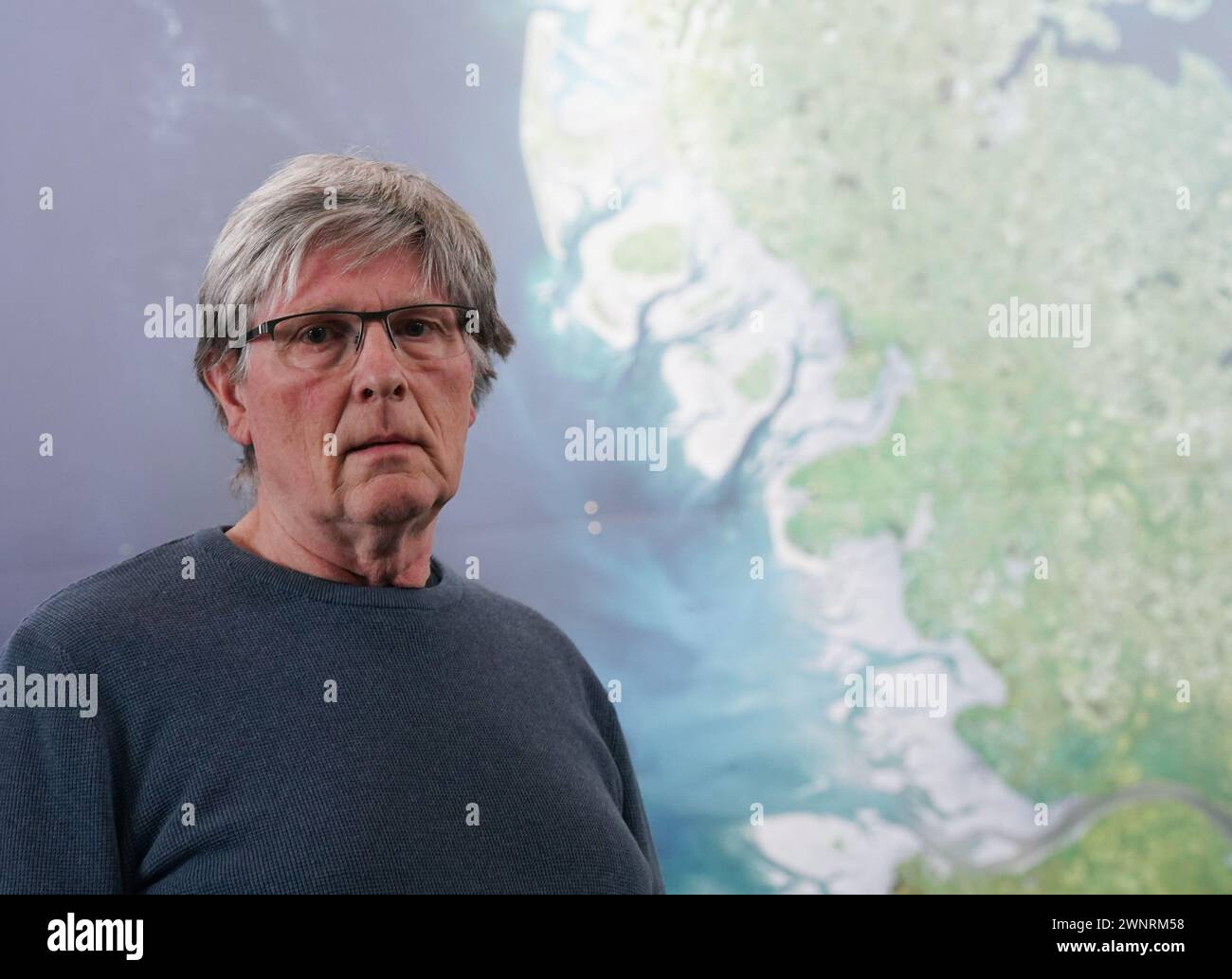 26 February 2024, Schleswig-Holstein, Tönning: Hans-Ulrich Rösner, Head ...