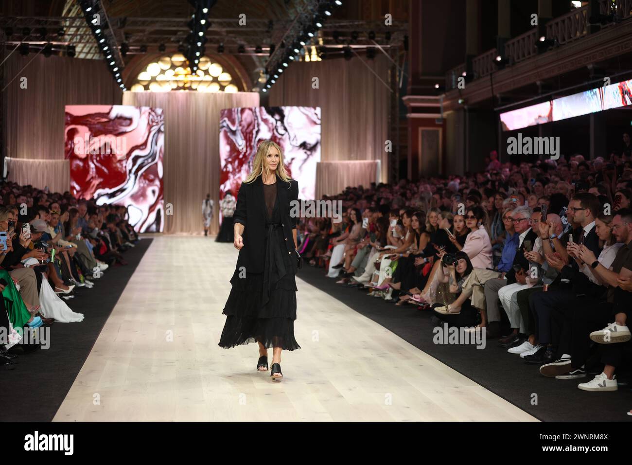 Melbourne, Australia. 04th Mar, 2024. Elle Macpherson walks the runway ...