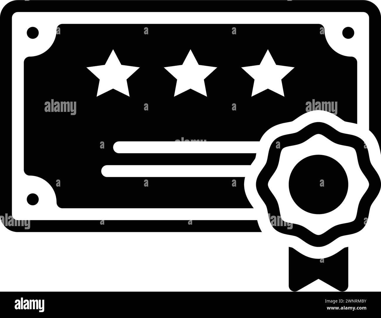 Icon for qualify; batch Stock Vector Image & Art - Alamy