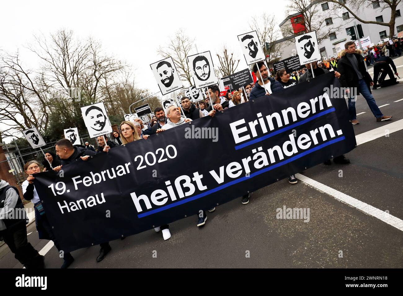 Bundesweite Gedenkdemonstration vier Jahre nach dem rassistischen ...