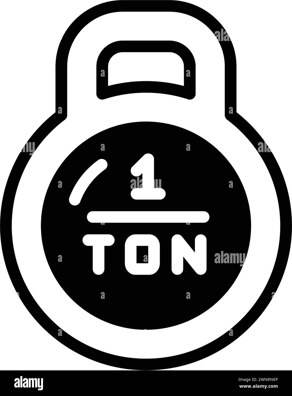 Icon for ton,tonnes Stock Vector Image & Art - Alamy