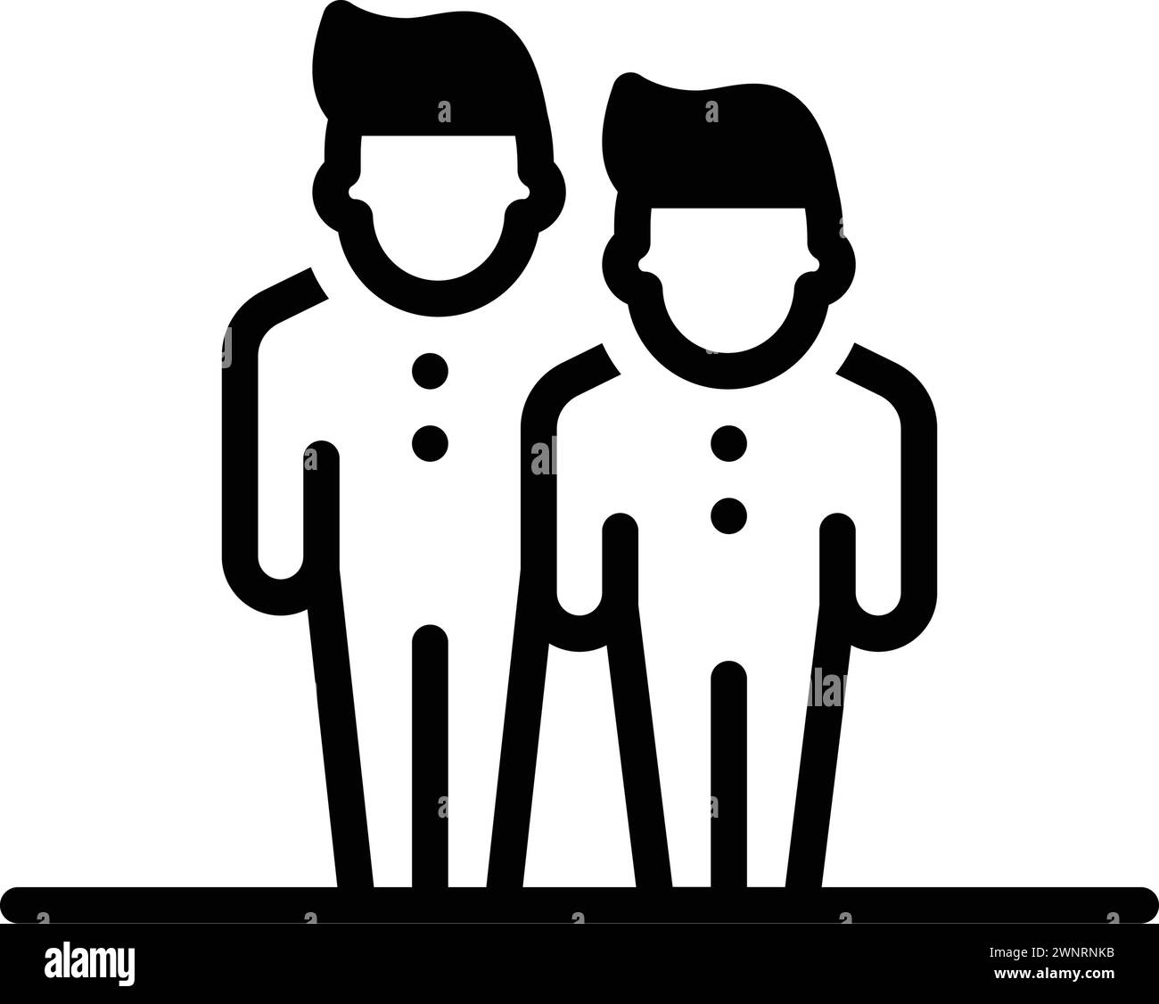 Brother relation Stock Vector Images - Alamy