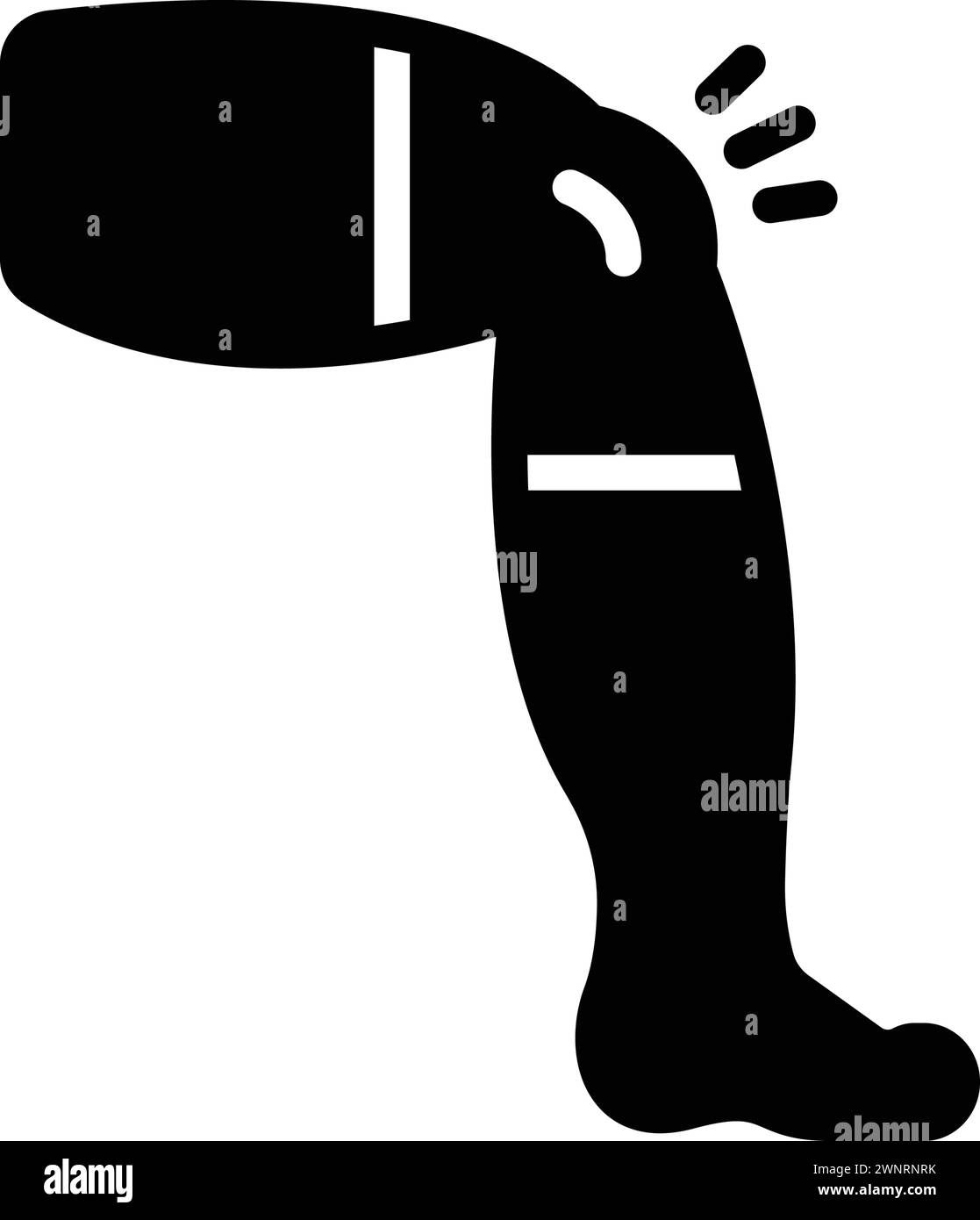 Icon for knee,injury Stock Vector Image & Art - Alamy