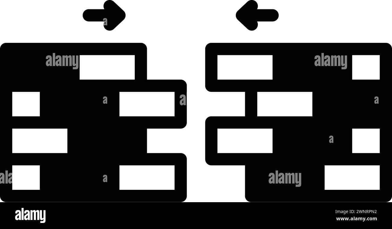 Icon for combining,wall Stock Vector Image & Art - Alamy