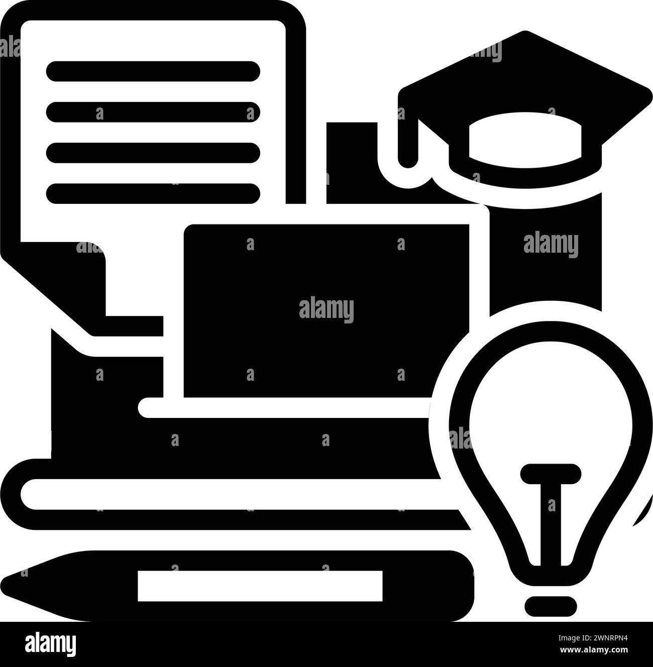 Instructional icon Black and White Stock Photos & Images - Alamy