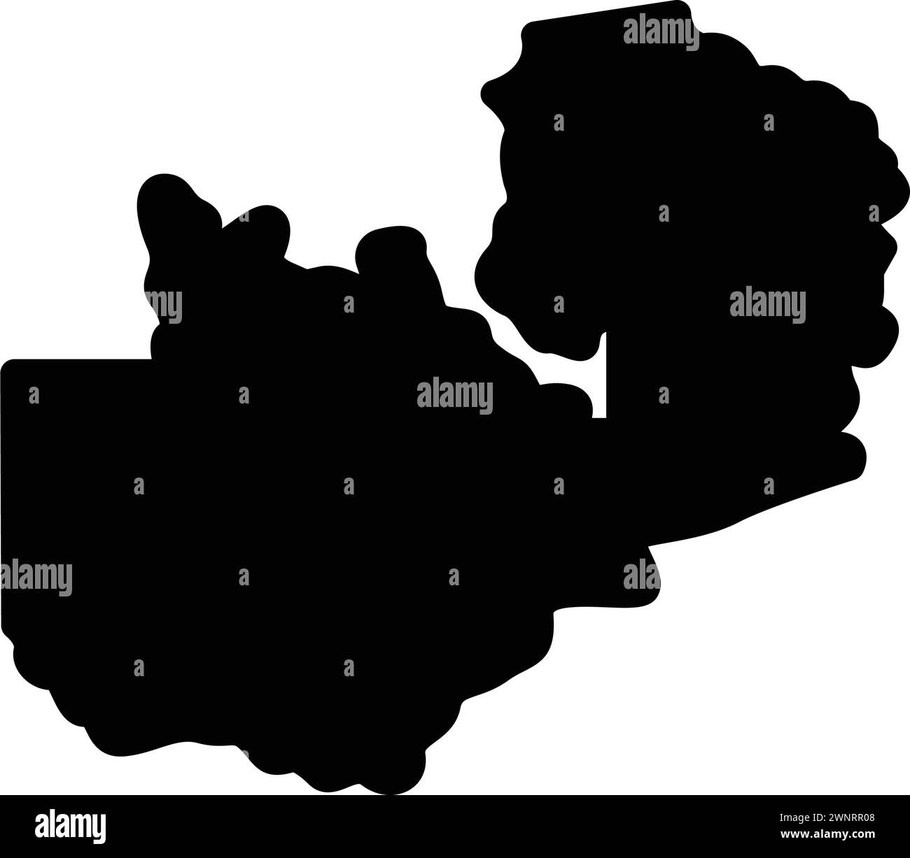 Zambia map Stock Vector Images - Alamy