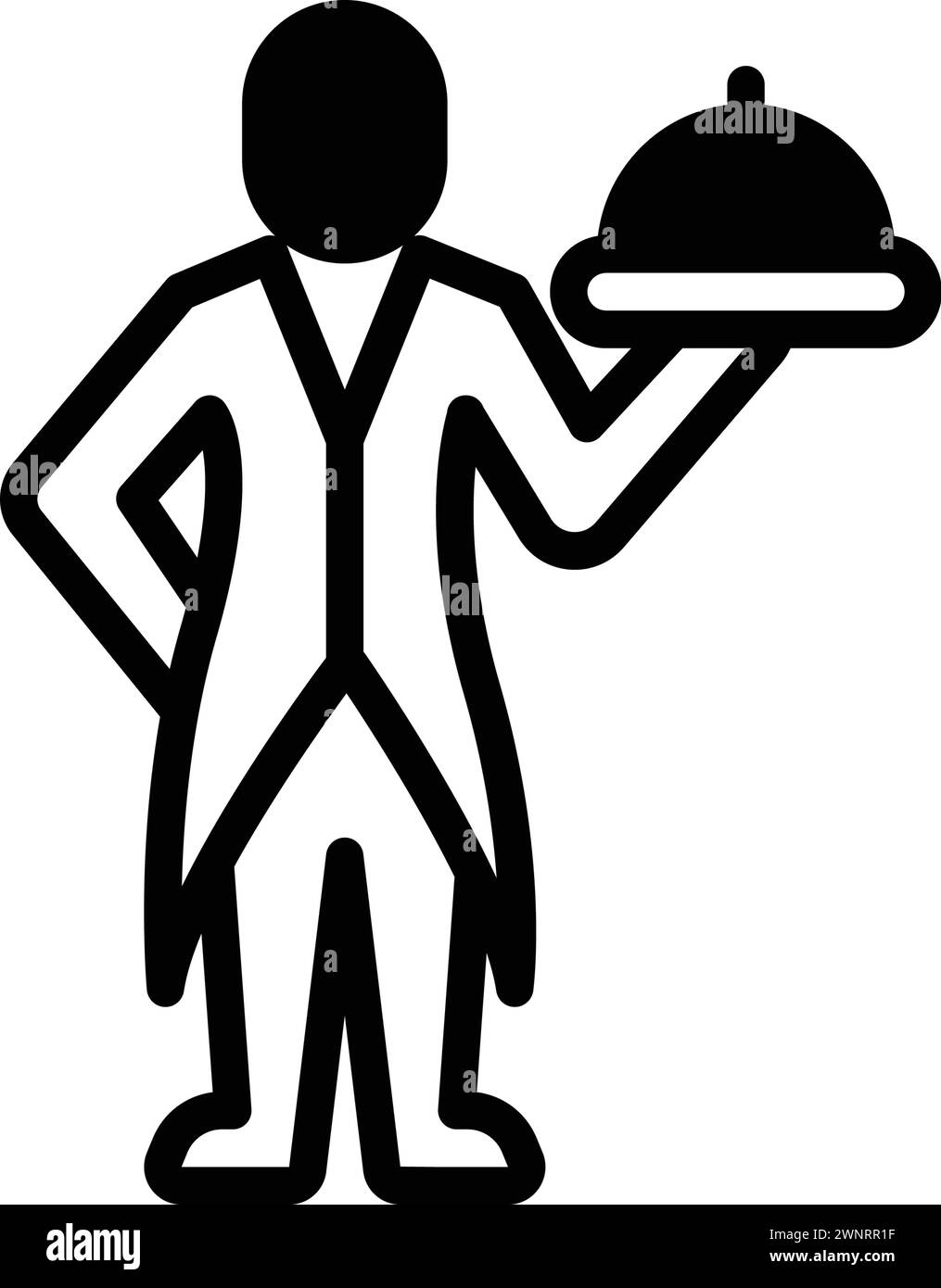 Icon for butler,servant Stock Vector Image & Art - Alamy