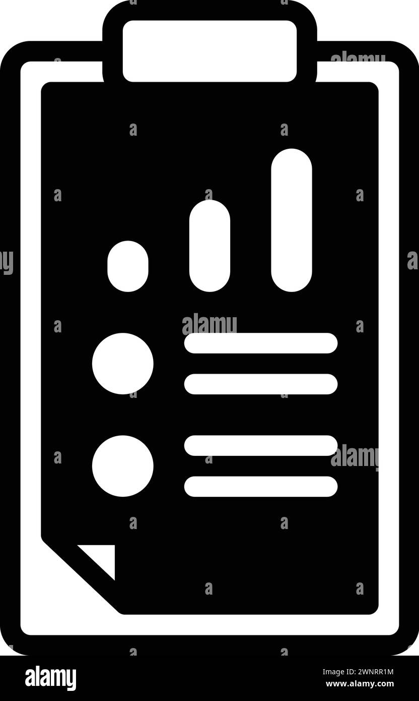 Results icon Black and White Stock Photos & Images - Alamy