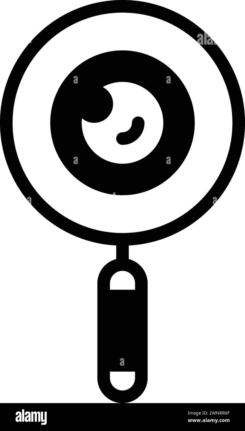 Scrutinize vector vectors Black and White Stock Photos & Images - Alamy