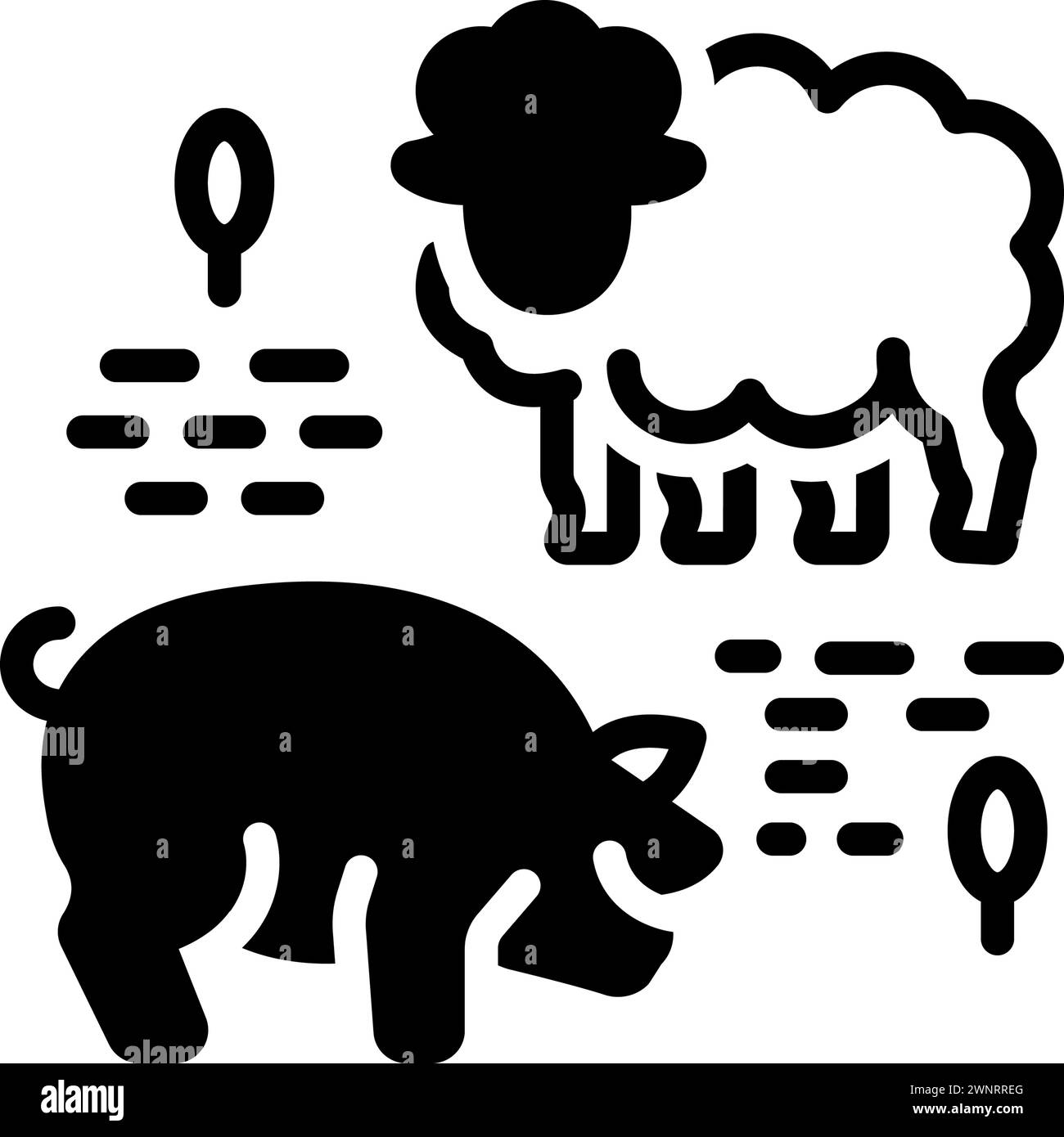 Icon for livestock,animal Stock Vector Image & Art - Alamy