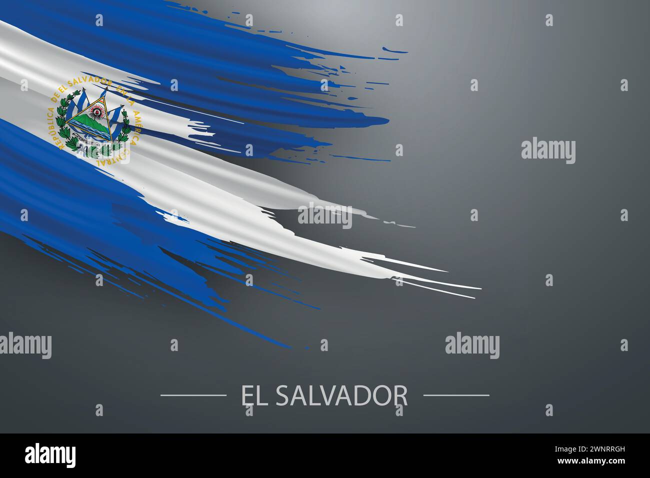 El salvador poster Stock Vector Images - Alamy