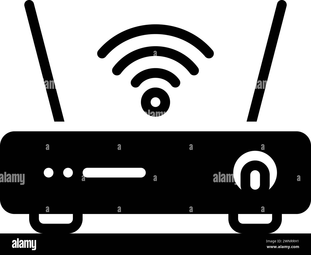 Broadband modem vector vectors hi-res stock photography and images - Alamy