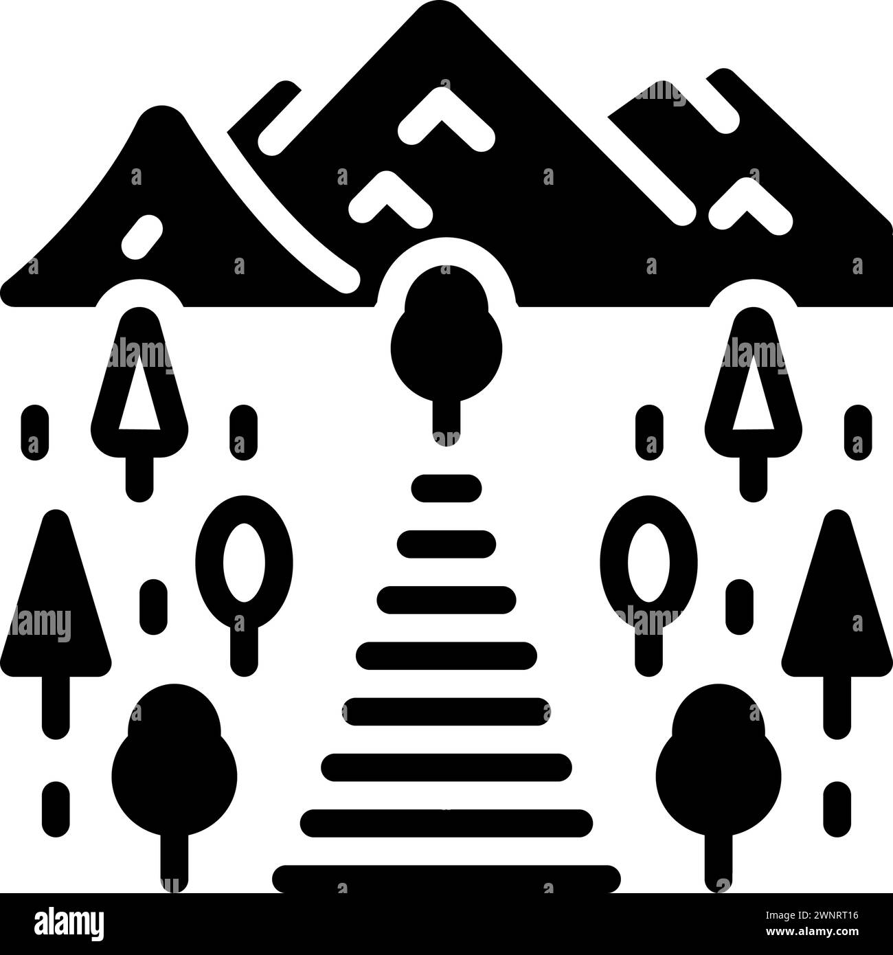 Path pathway footpath Cut Out Stock Images & Pictures - Alamy