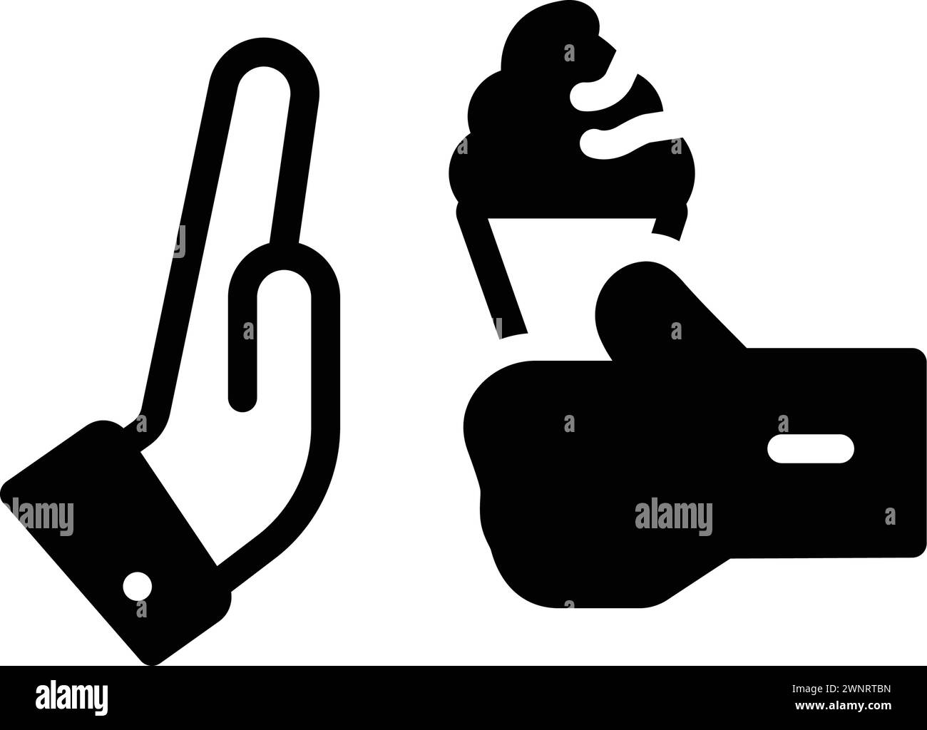 Icon for deny,reject Stock Vector Image & Art - Alamy