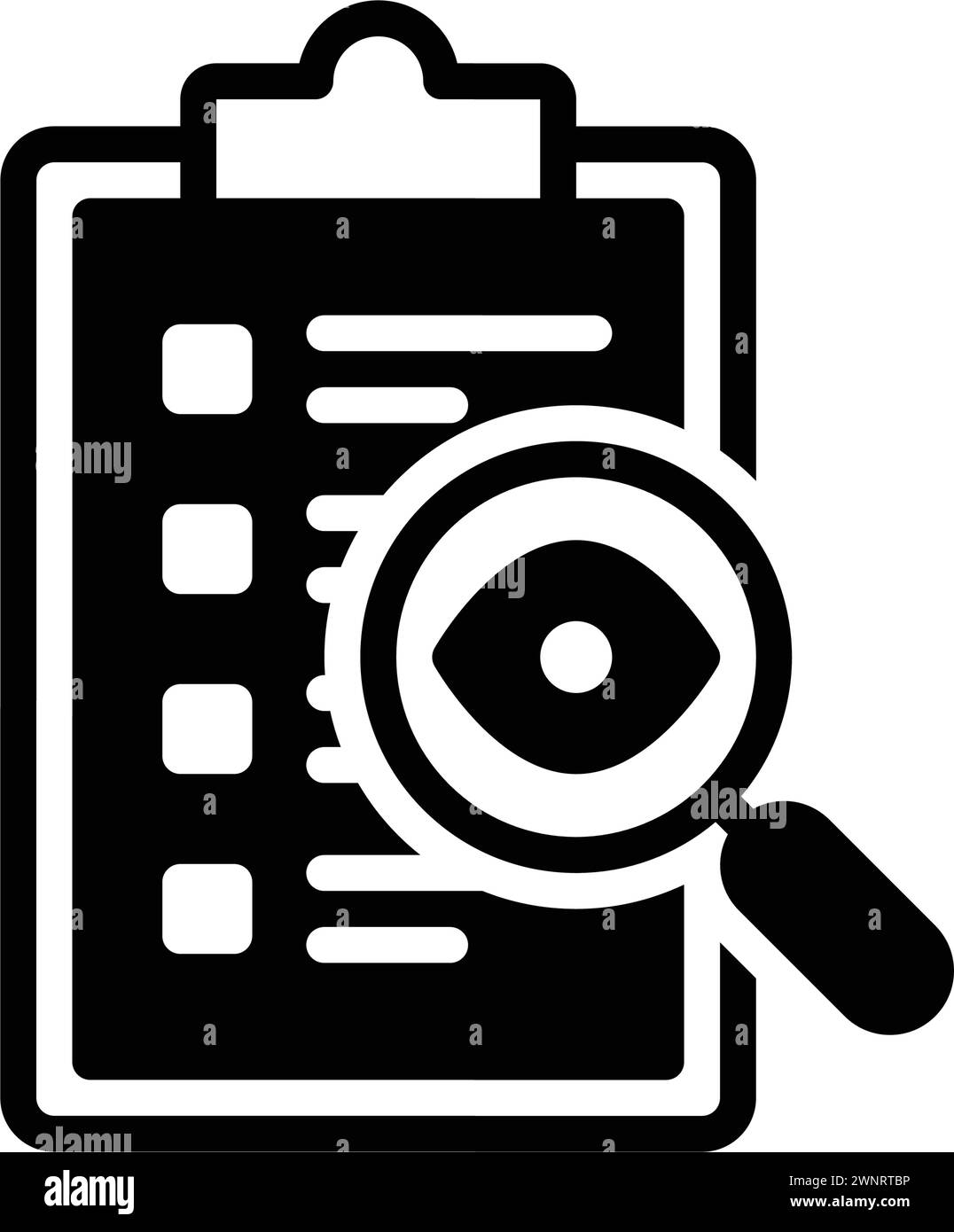 Icon for overview,inspection Stock Vector Image & Art - Alamy