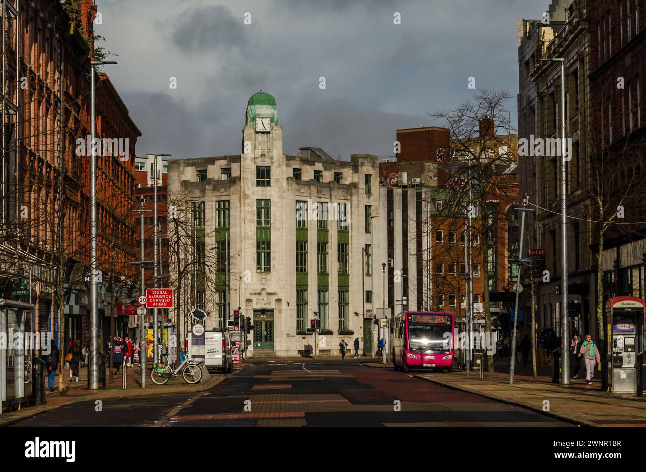 Belfast County Antrim Northern Ireland February 23 2024 - View of the ...