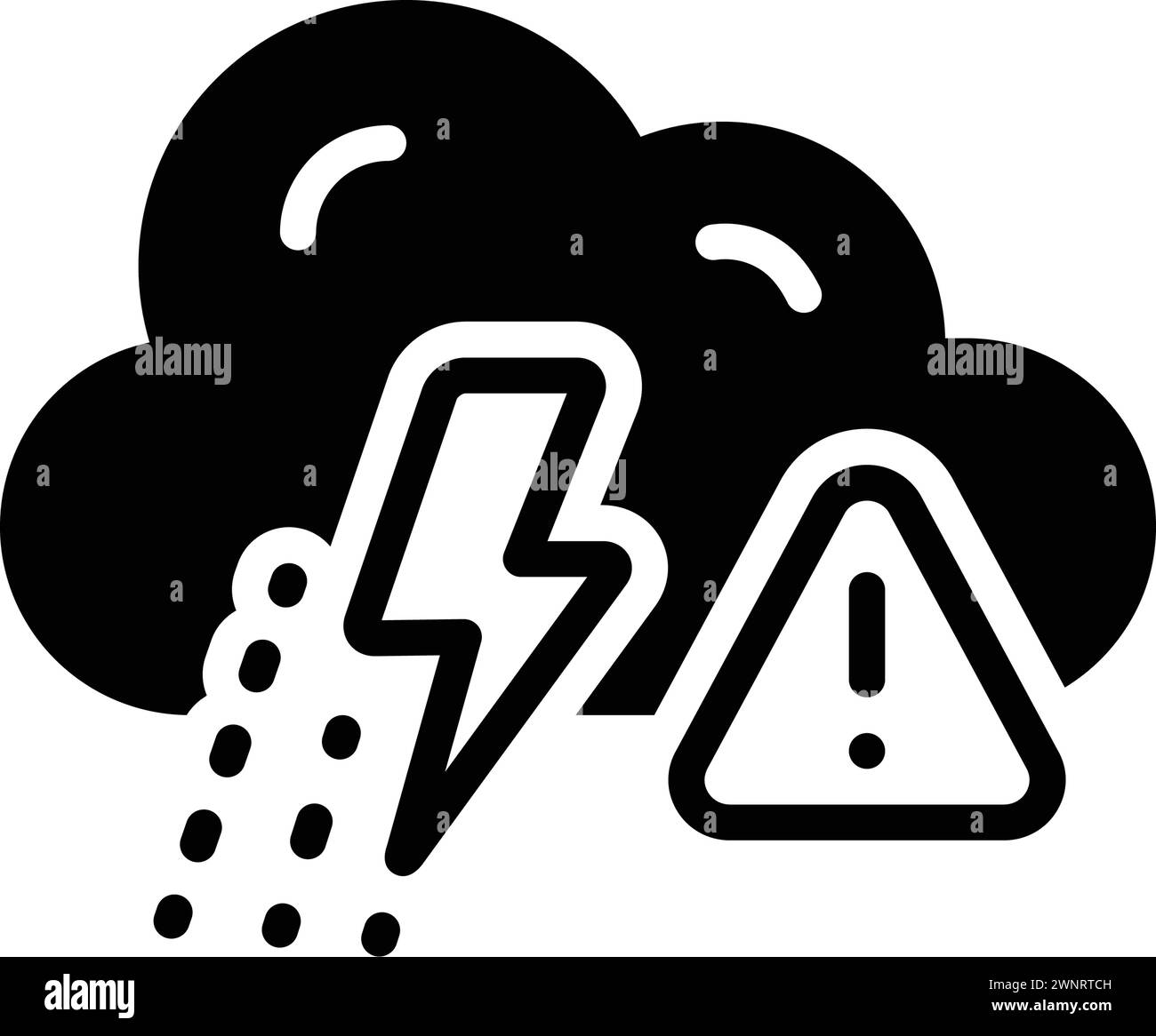 Rain warning Stock Vector Images - Alamy