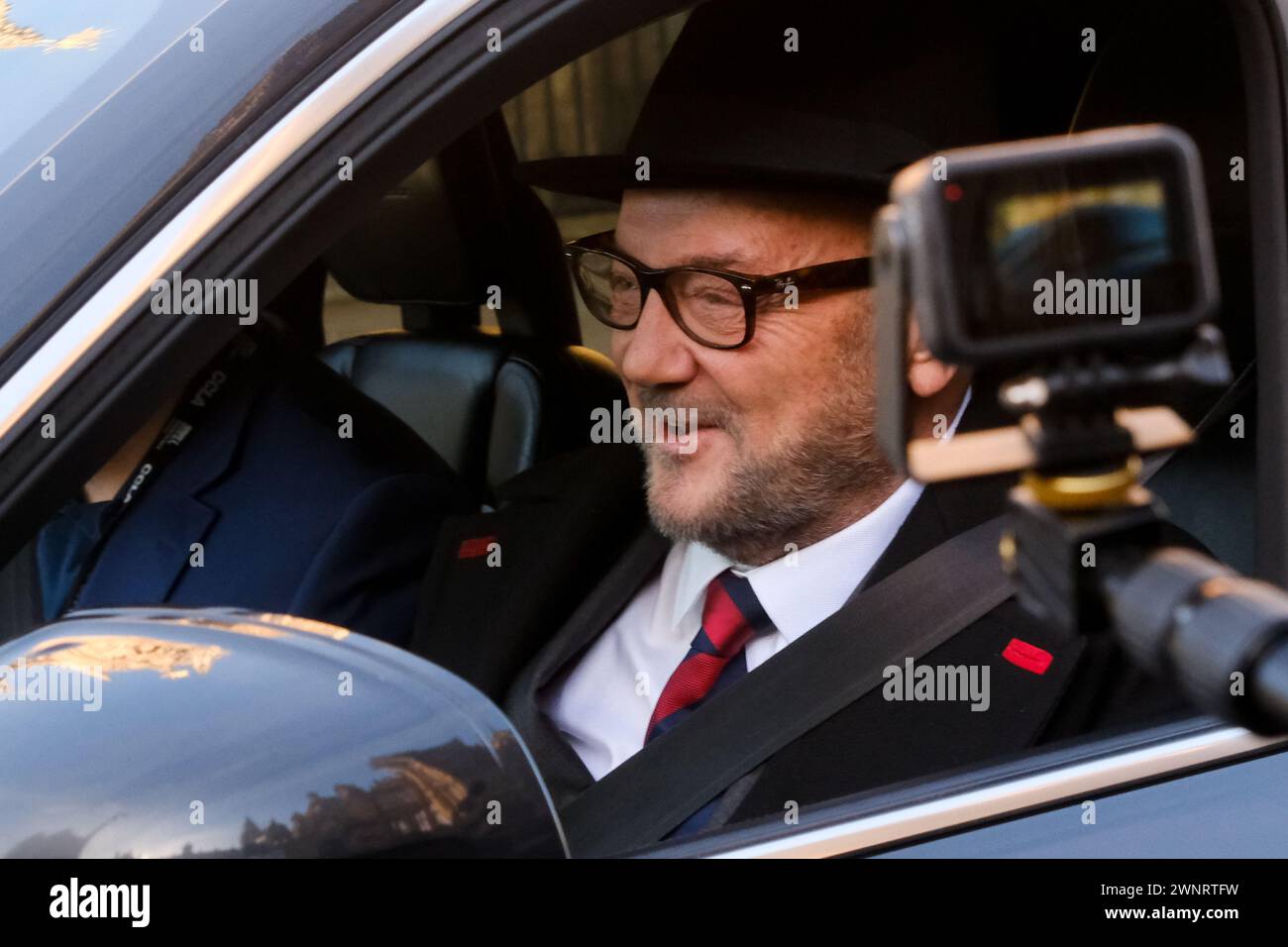 Houses of Parliament, London, UK. 4th Mar 2024. George Galloway arrives ...