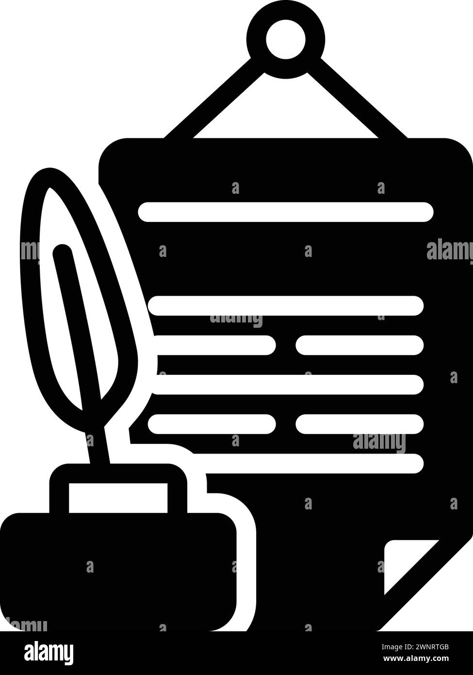 Icon for memo,memorandum Stock Vector Image & Art - Alamy