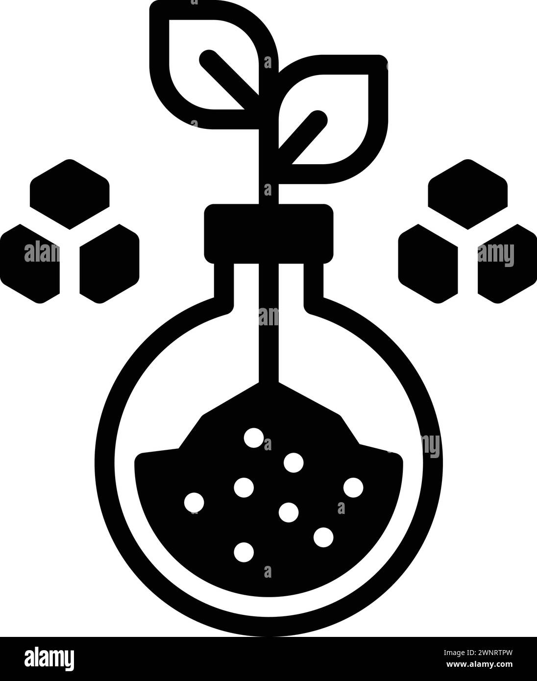 Plants laboratory vector biology science hi-res stock photography and ...