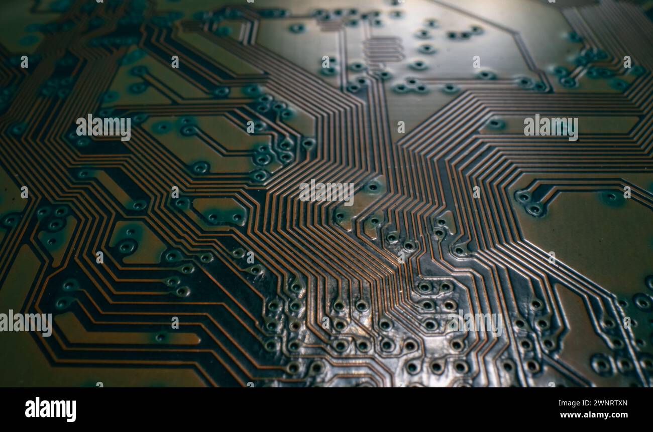 Circuit board background. Electronic circuit board texture. Computer ...