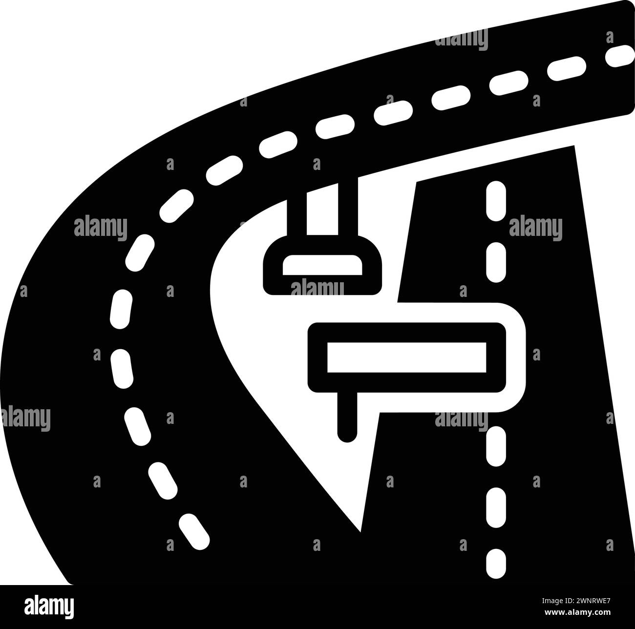 Icon for highway,state highway Stock Vector Image & Art - Alamy