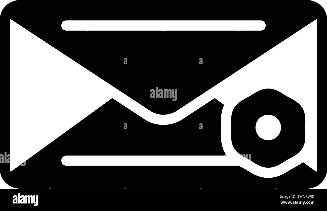 Icon for envelope,covering Stock Vector Image & Art - Alamy