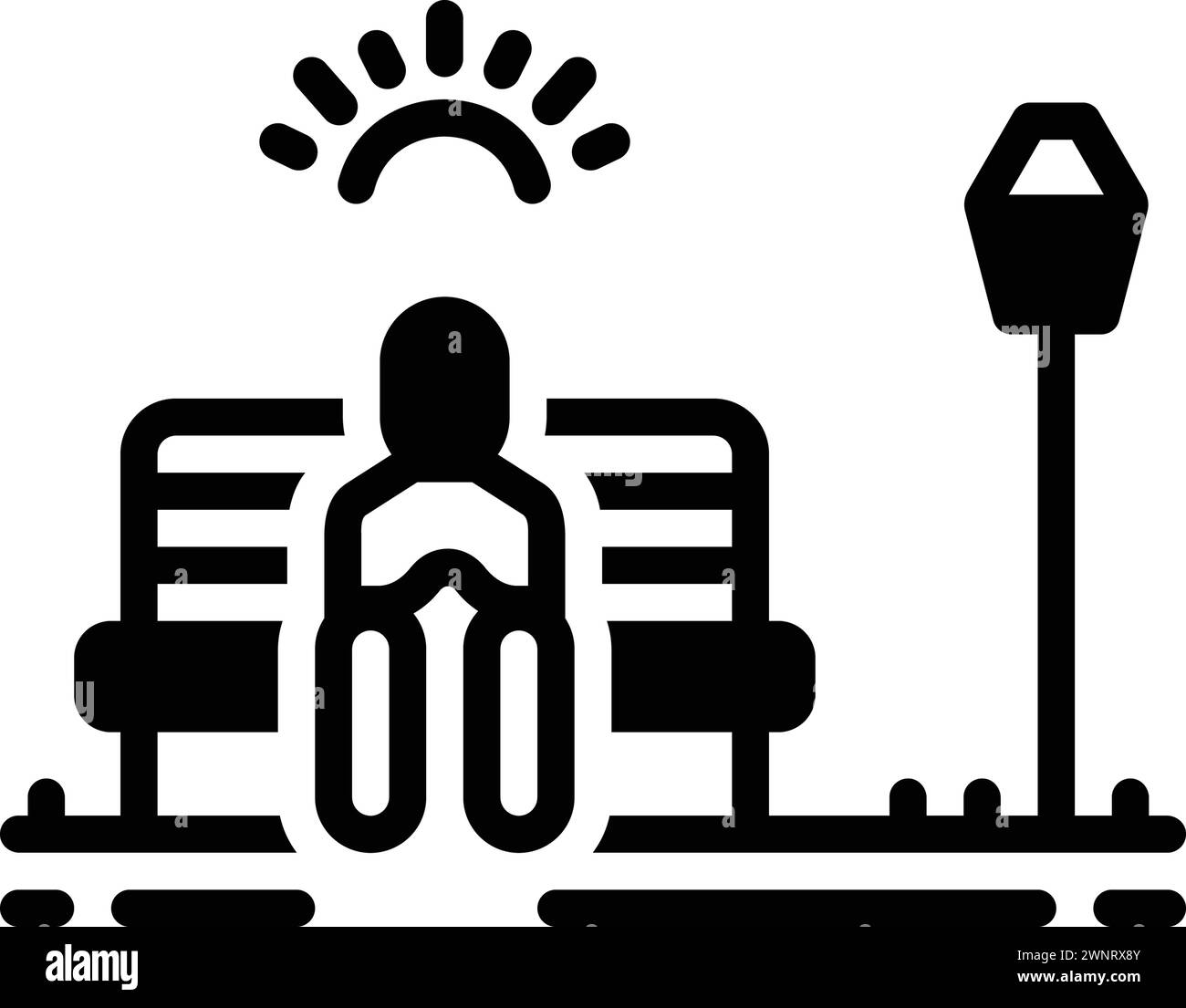 Only the lonely Stock Vector Images - Alamy