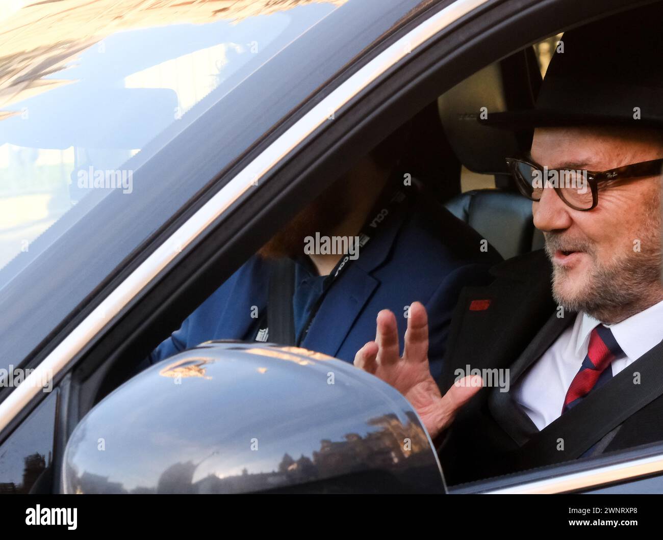 Houses of Parliament, London, UK. 4th Mar 2024. George Galloway arrives ...