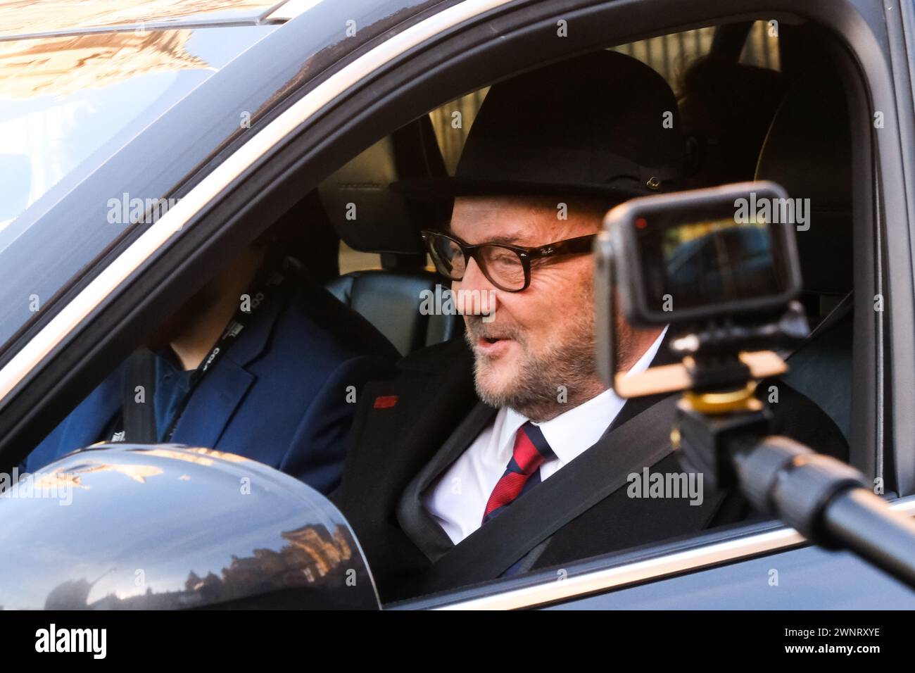 Houses of Parliament, London, UK. 4th Mar 2024. George Galloway arrives ...