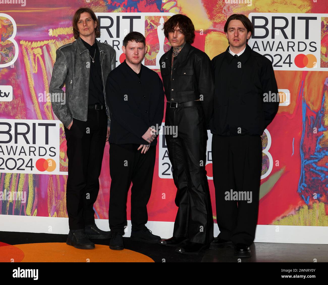 London, UK. 02nd Mar, 2024. Oli Sykes, Matt Nicholls, Lee Malia and ...