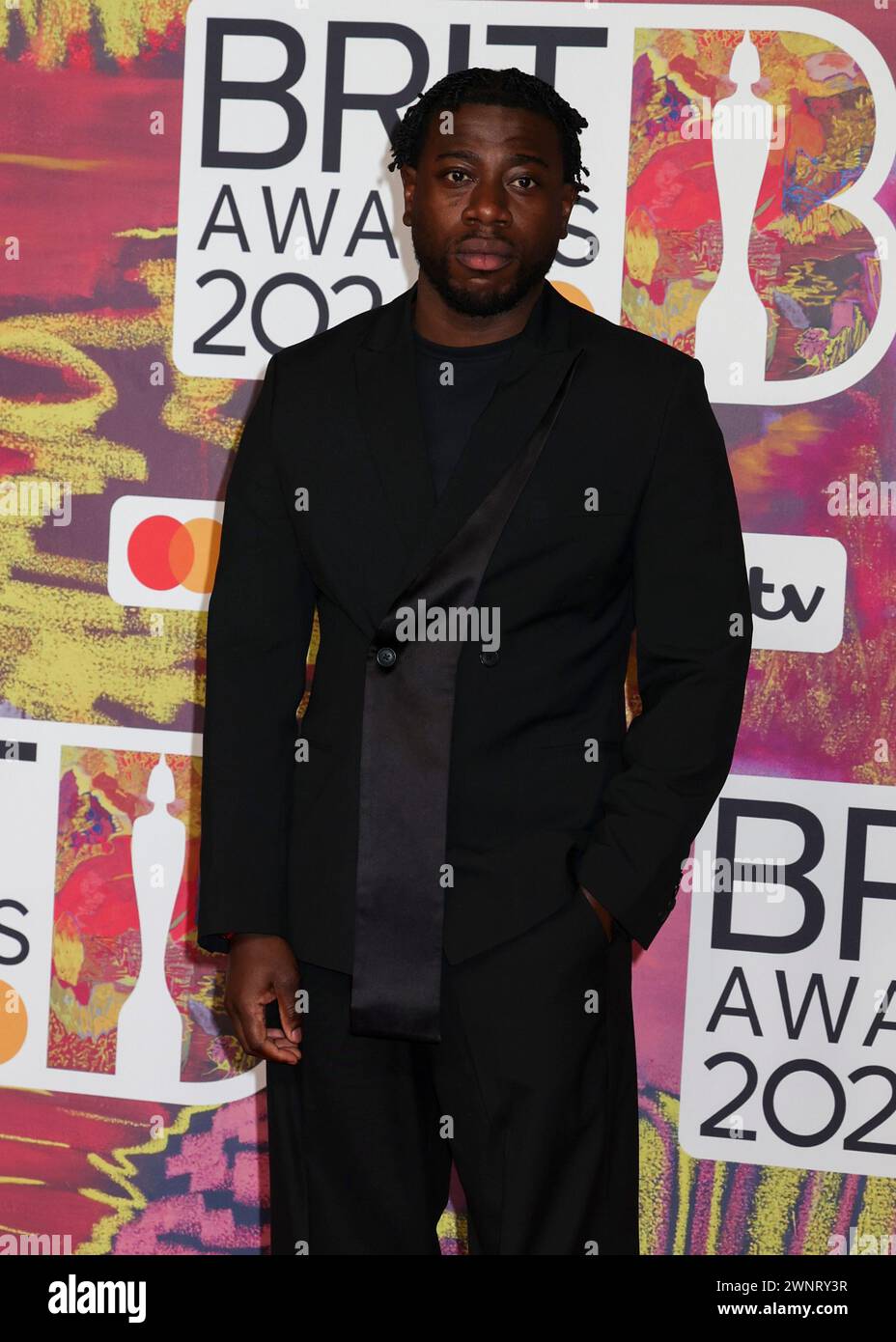 London, UK. 02nd Mar, 2024. Asher Glean attends the BRIT Awards 2024 at ...