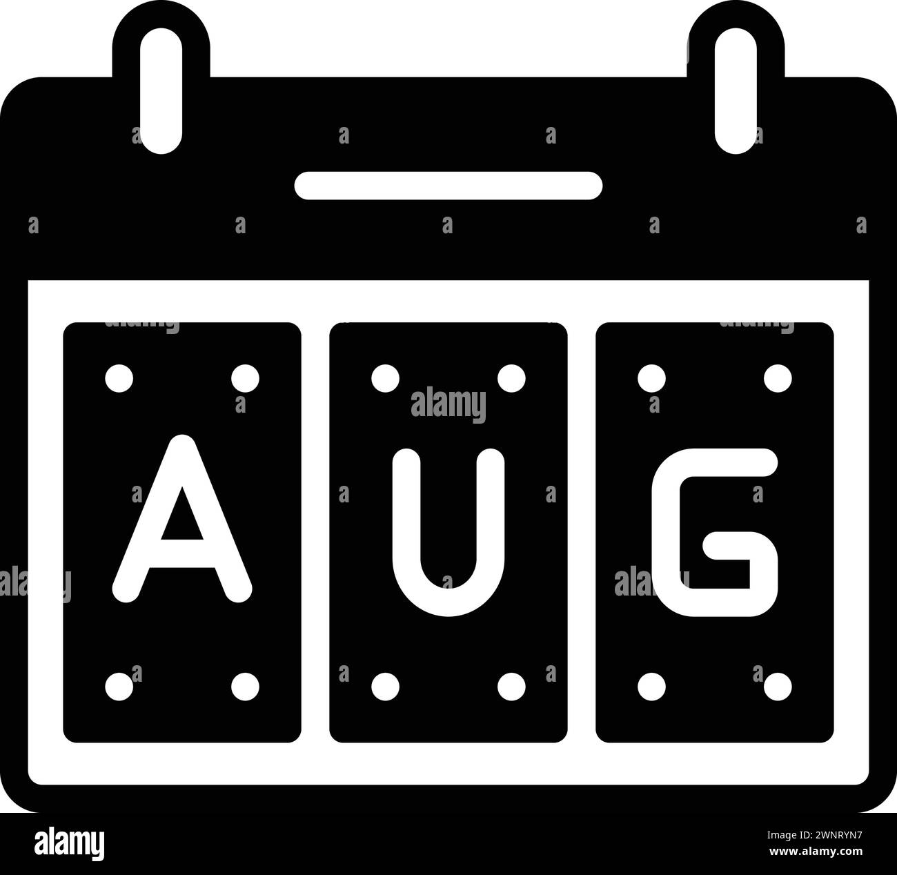 August month Stock Vector Images - Alamy