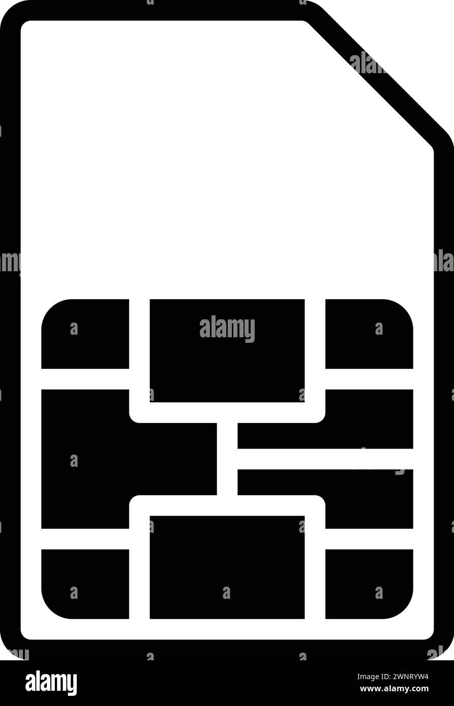 Icon for sim,sim card Stock Vector Image & Art - Alamy