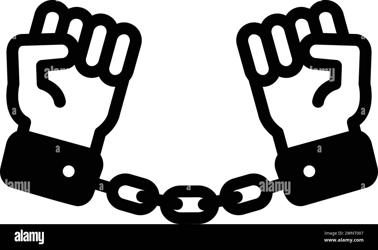 Icon for bind,handcuffs Stock Vector Image & Art - Alamy