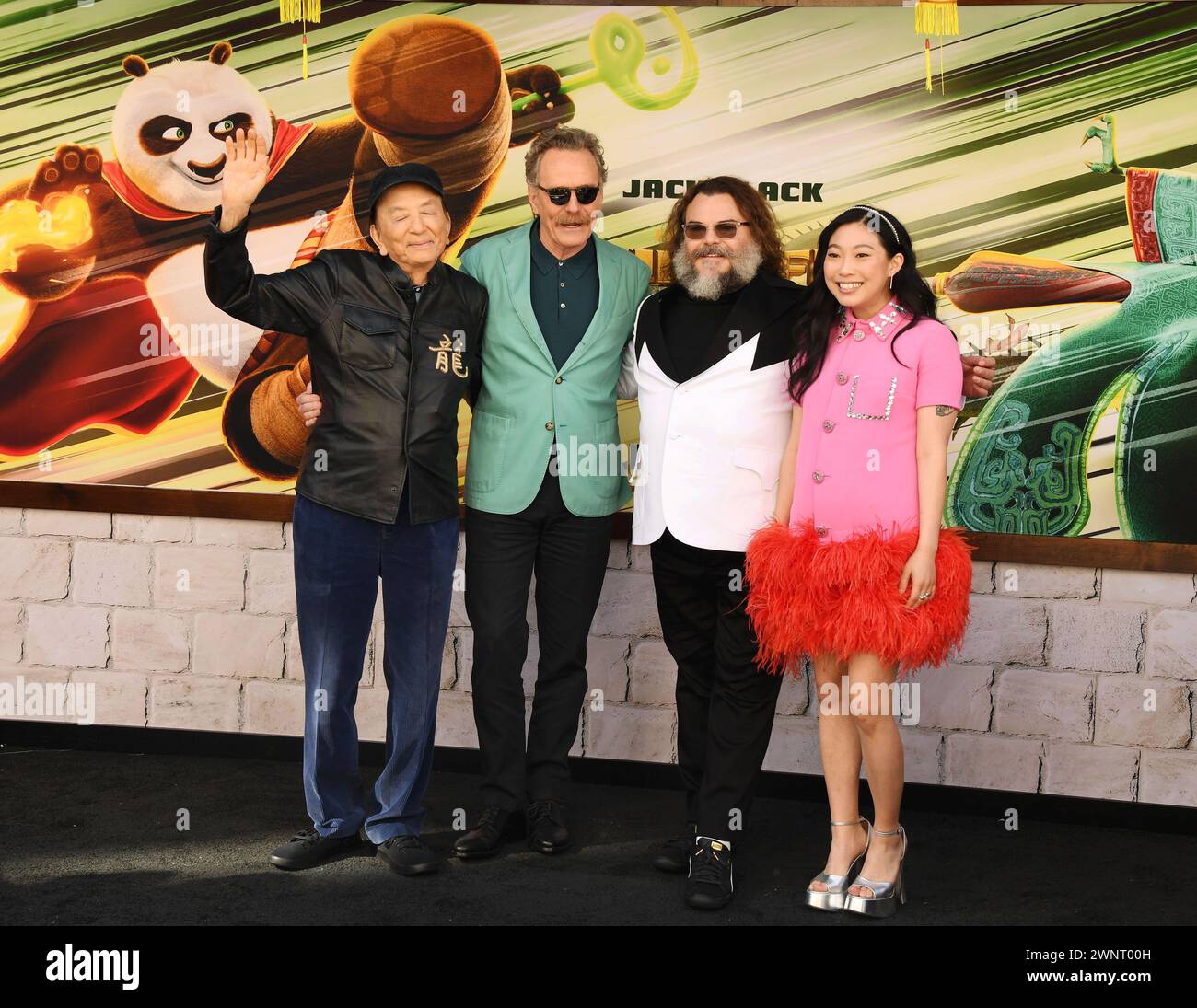LOS ANGELES, CALIFORNIA - MARCH 03: (L-R) James Hong, Bryan Cranston ...
