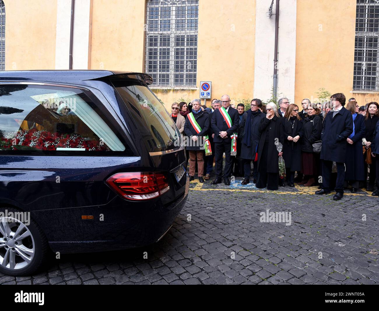 Rome, Italy. 04th Mar, 2024. Rome, funeral of Paolo Tavani In the photo ...
