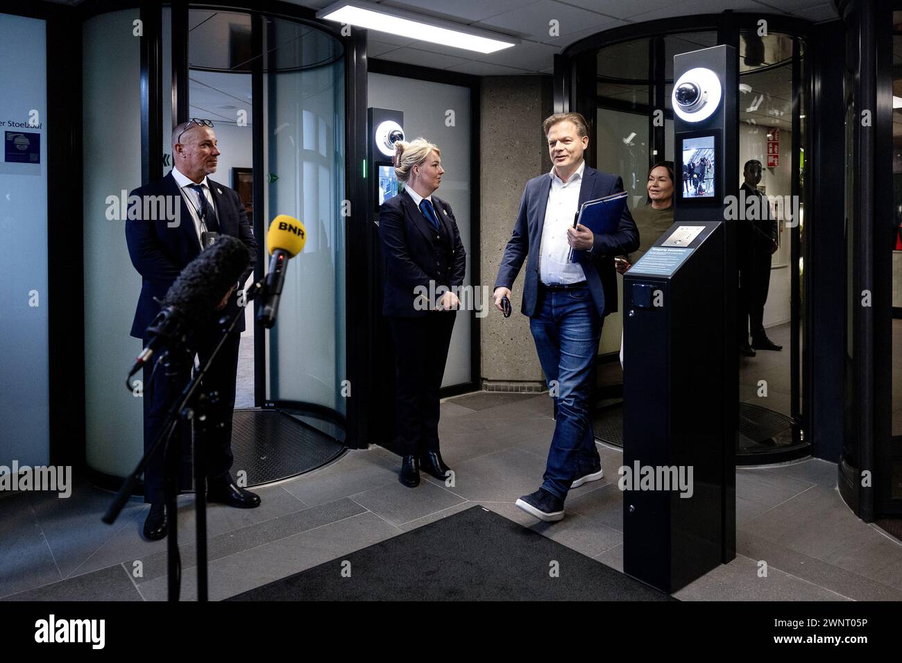 THE HAGUE - Pieter Omtzigt (NSC) arrives for a new round of discussions ...