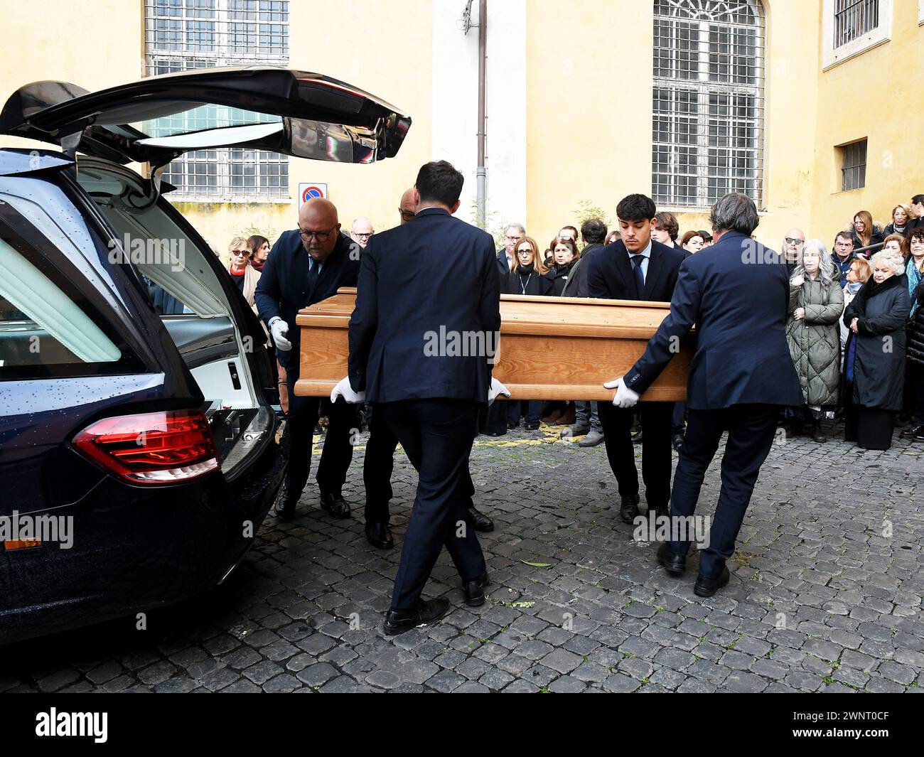 Rome, Italy. 04th Mar, 2024. Rome, funeral of Paolo Tavani In the photo ...