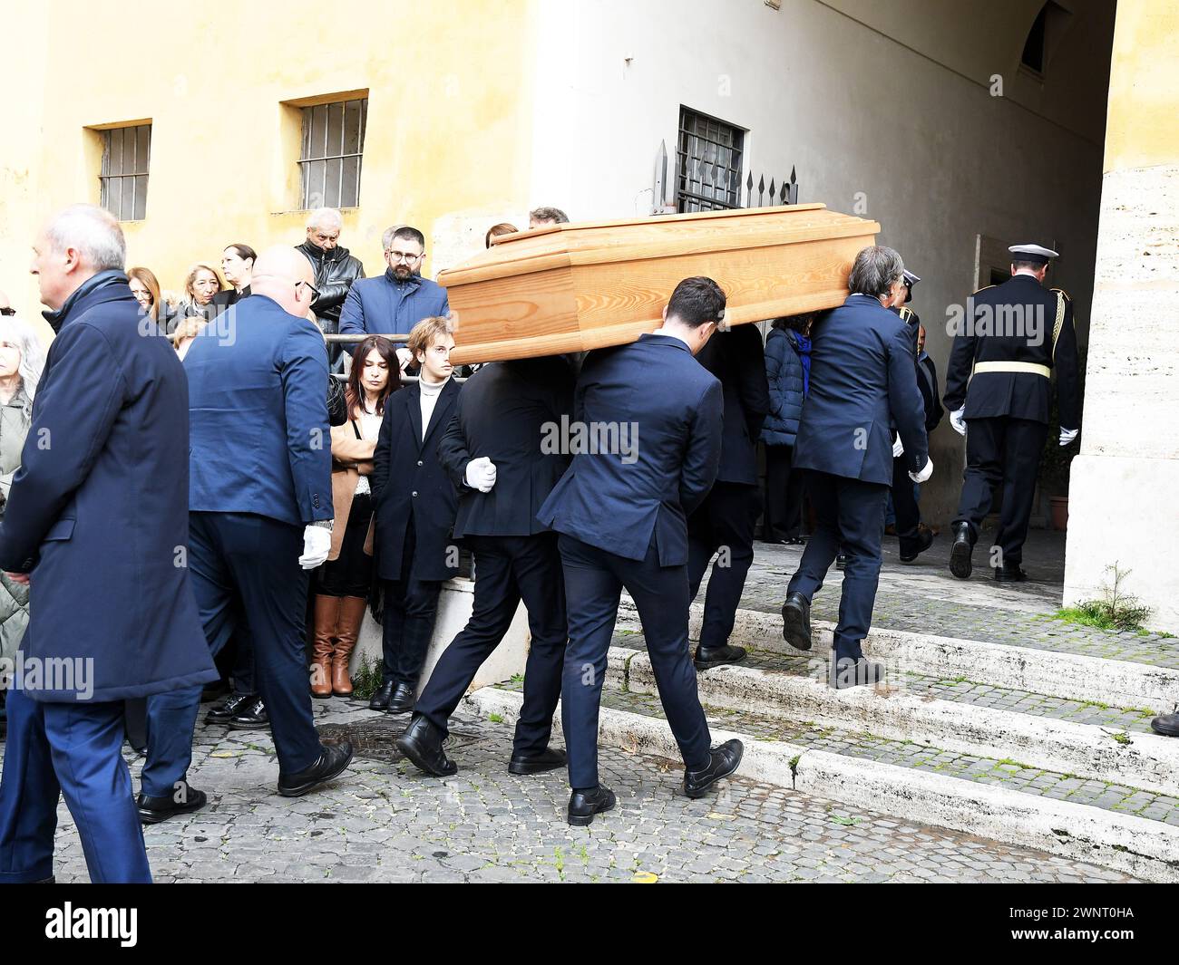 Rome, Italy. 04th Mar, 2024. Rome, funeral of Paolo Tavani In the photo ...