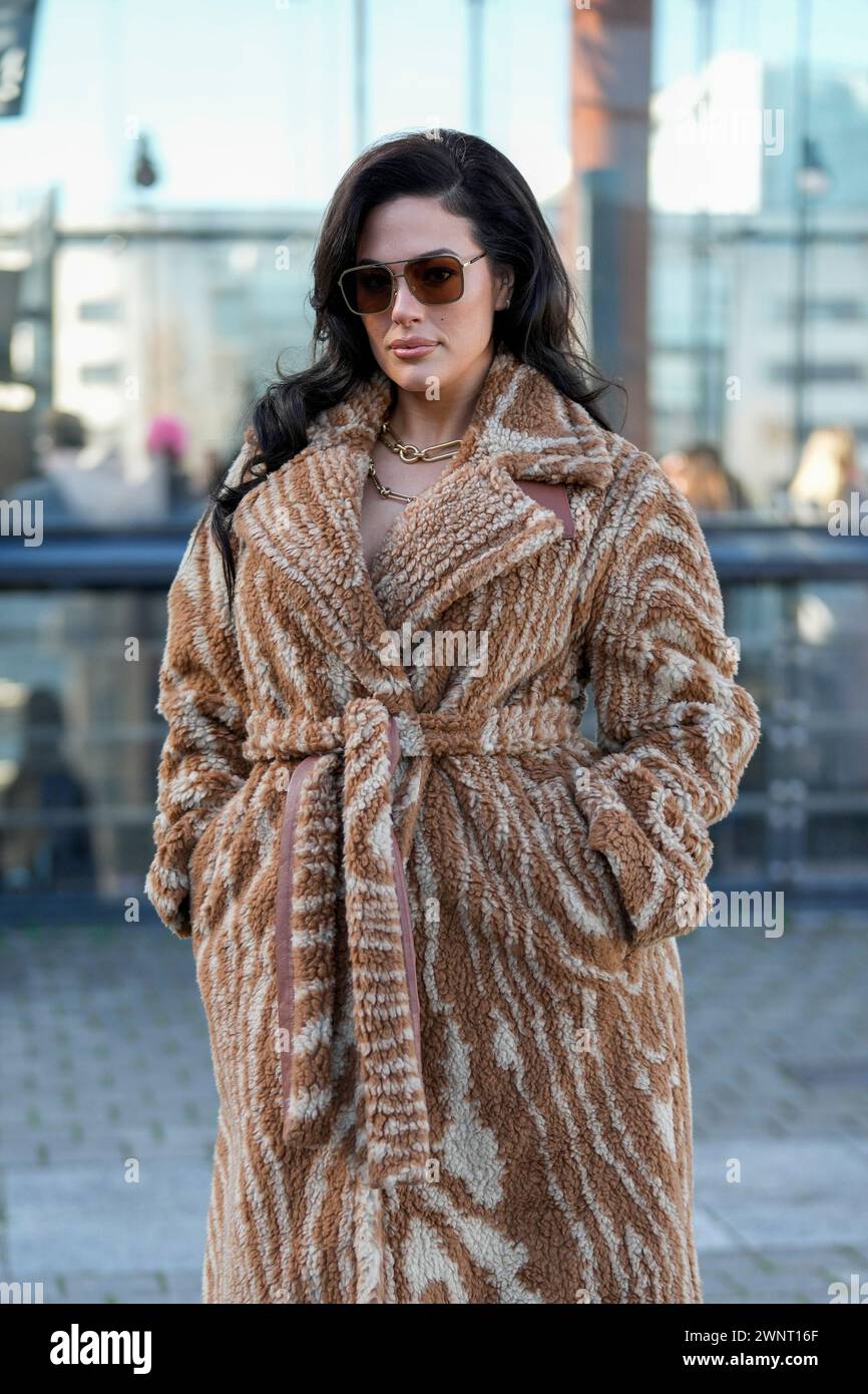 Ashley Graham attends the Stella McCartney Fall/Winter 2024-2025 ready ...