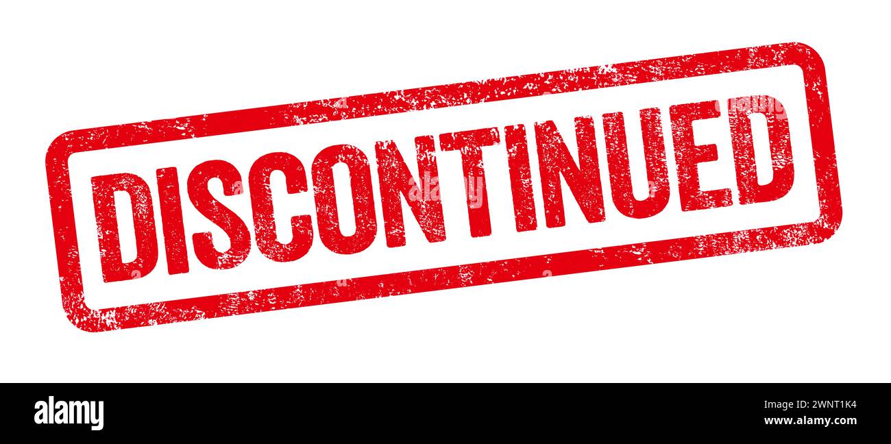Red stamp on a white background - Discontinued Stock Photo - Alamy