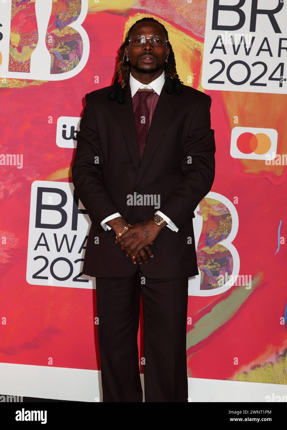 London, UK. 02nd Mar, 2024. Asake attends the BRIT Awards 2024 at the ...