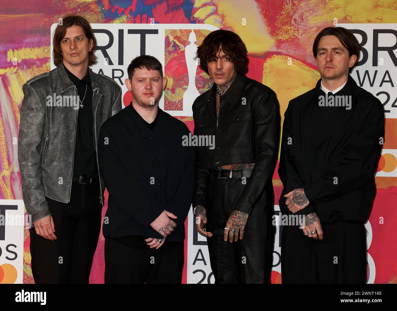 London, UK. 02nd Mar, 2024. Oli Sykes, Matt Nicholls, Lee Malia and ...