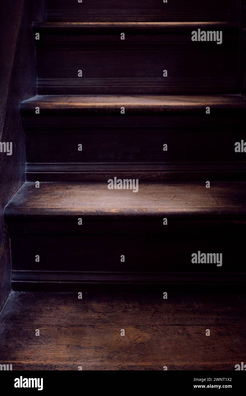 Worn steps leading to pulpit inside Durham Cathedral Stock Photo - Alamy