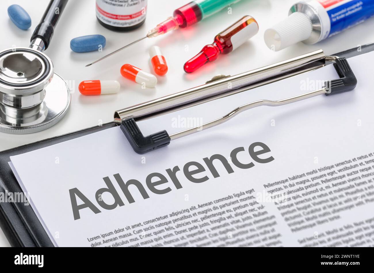 Therapy adherence hi-res stock photography and images - Alamy