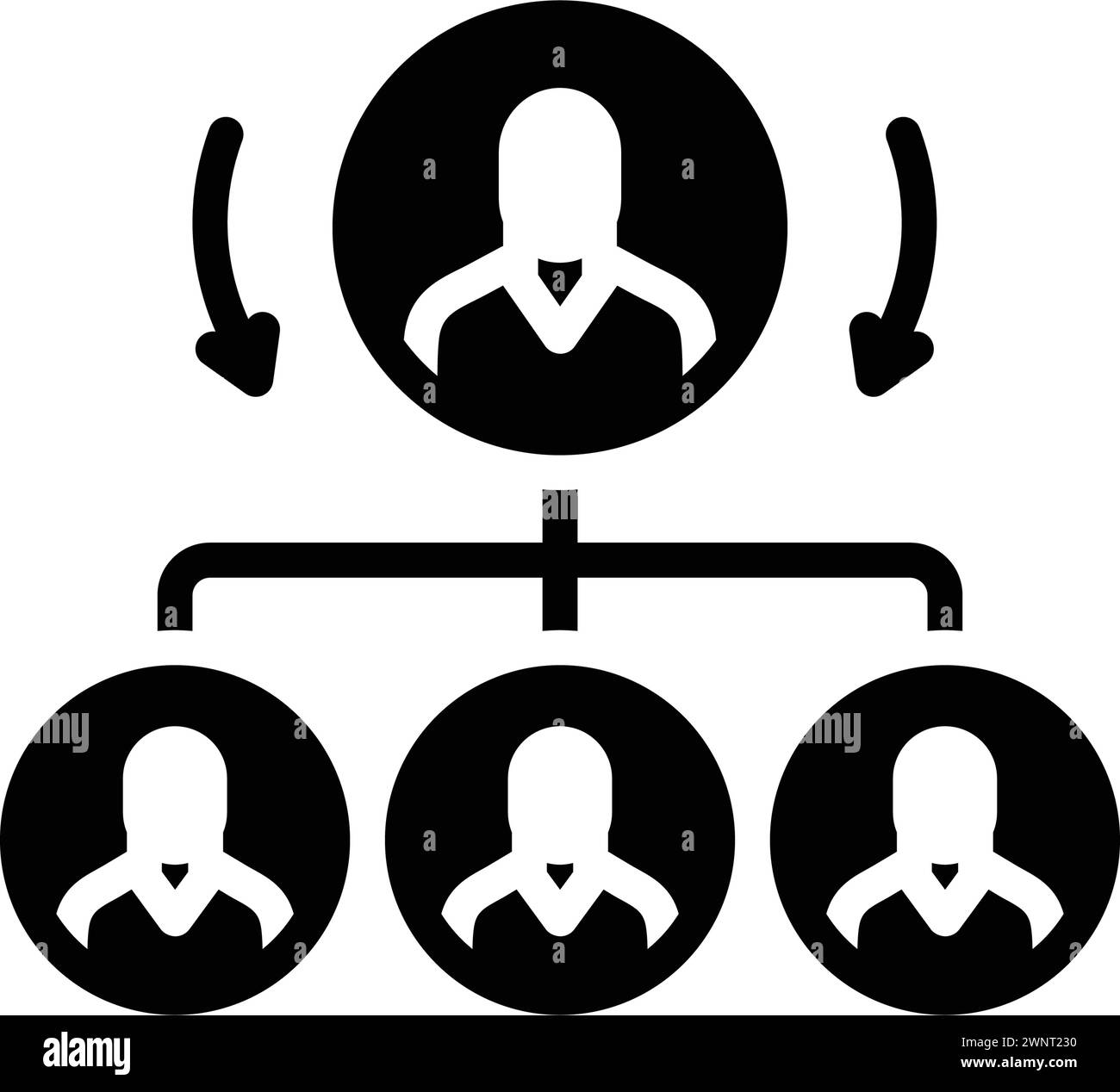 Icon for organizational,supervisory Stock Vector Image & Art - Alamy