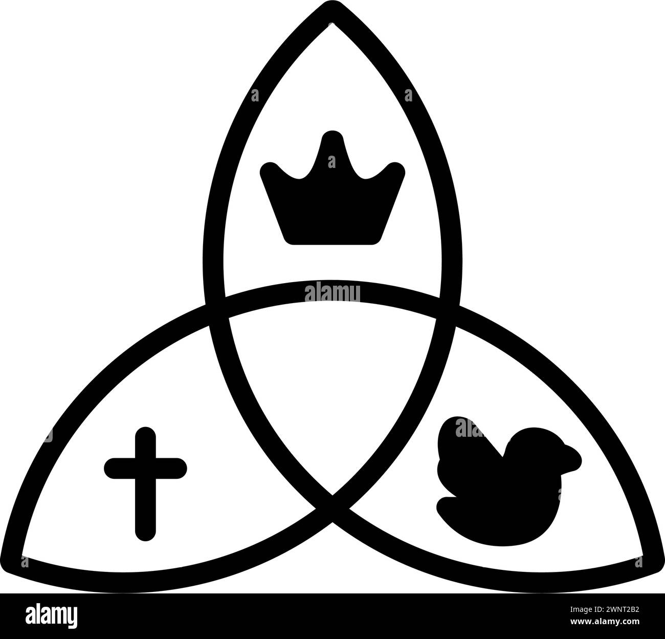 Icon for trinity,triad Stock Vector Image & Art - Alamy