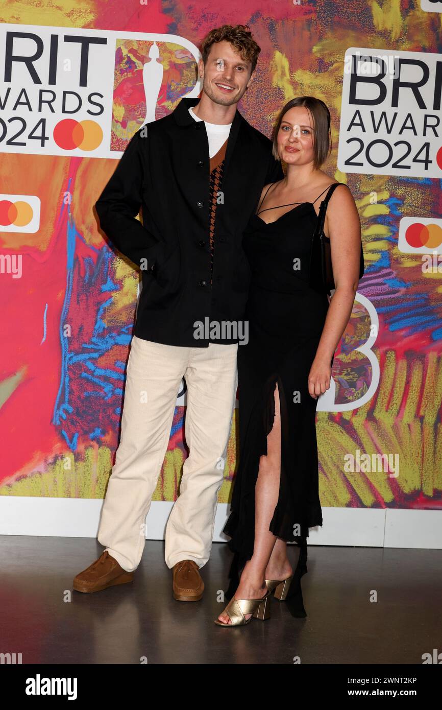 London, UK. 02nd Mar, 2024. Chris Jenks attends the BRIT Awards 2024 at ...