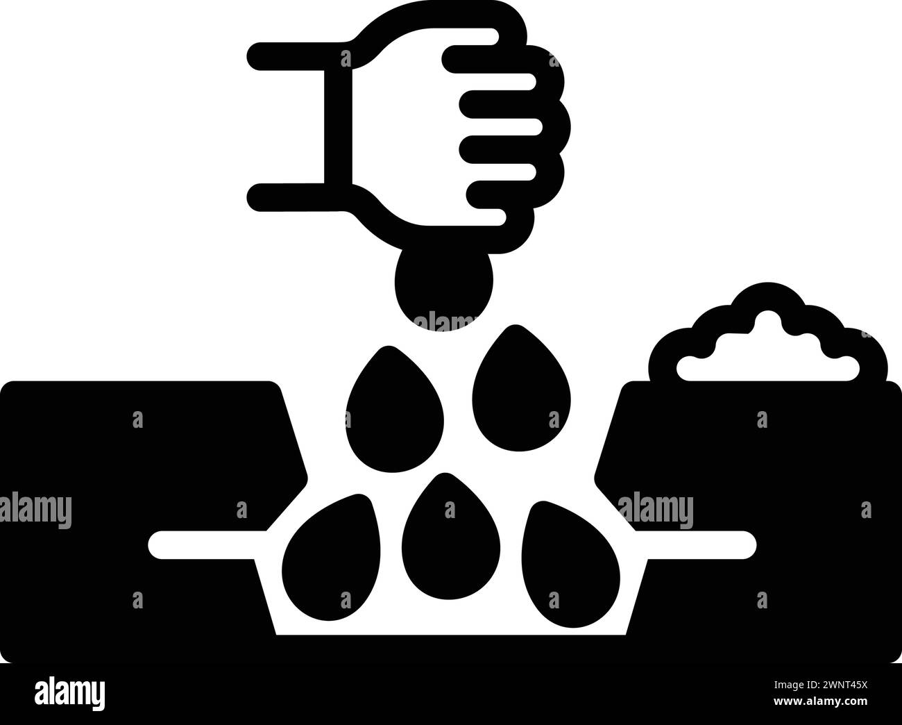 Gardening grain Stock Vector Images - Alamy